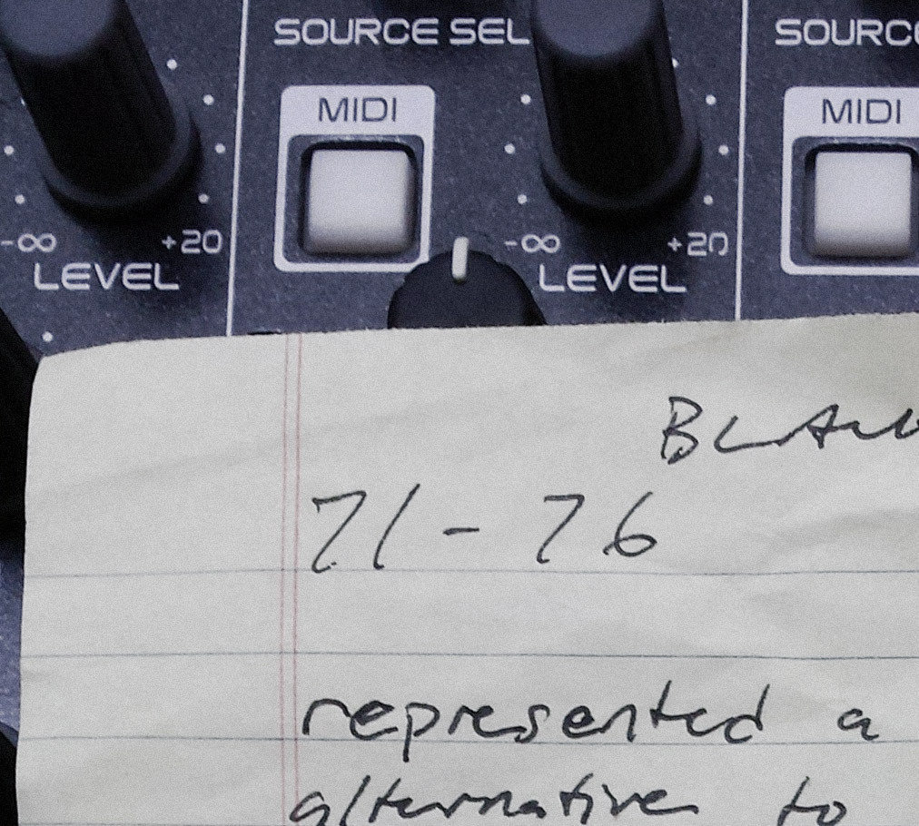 Songs for M - Triple Canopy